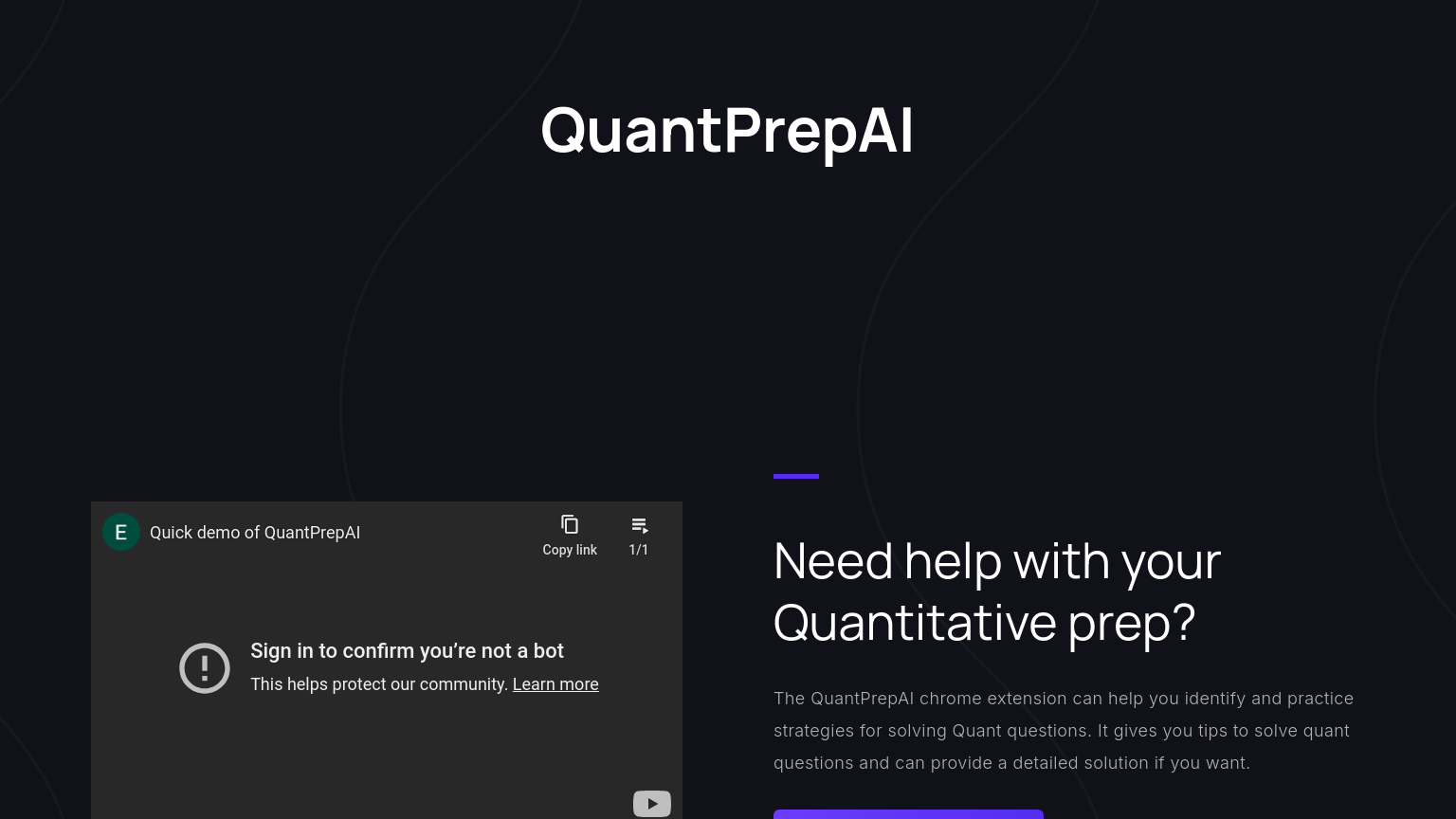 Quant Prep AI