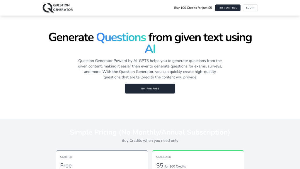 Question Generator