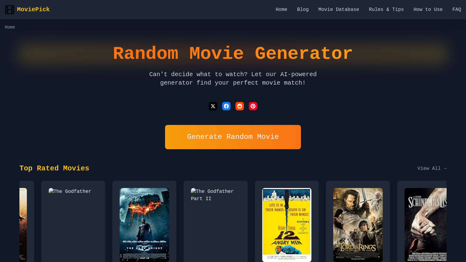 Random Movie Generator