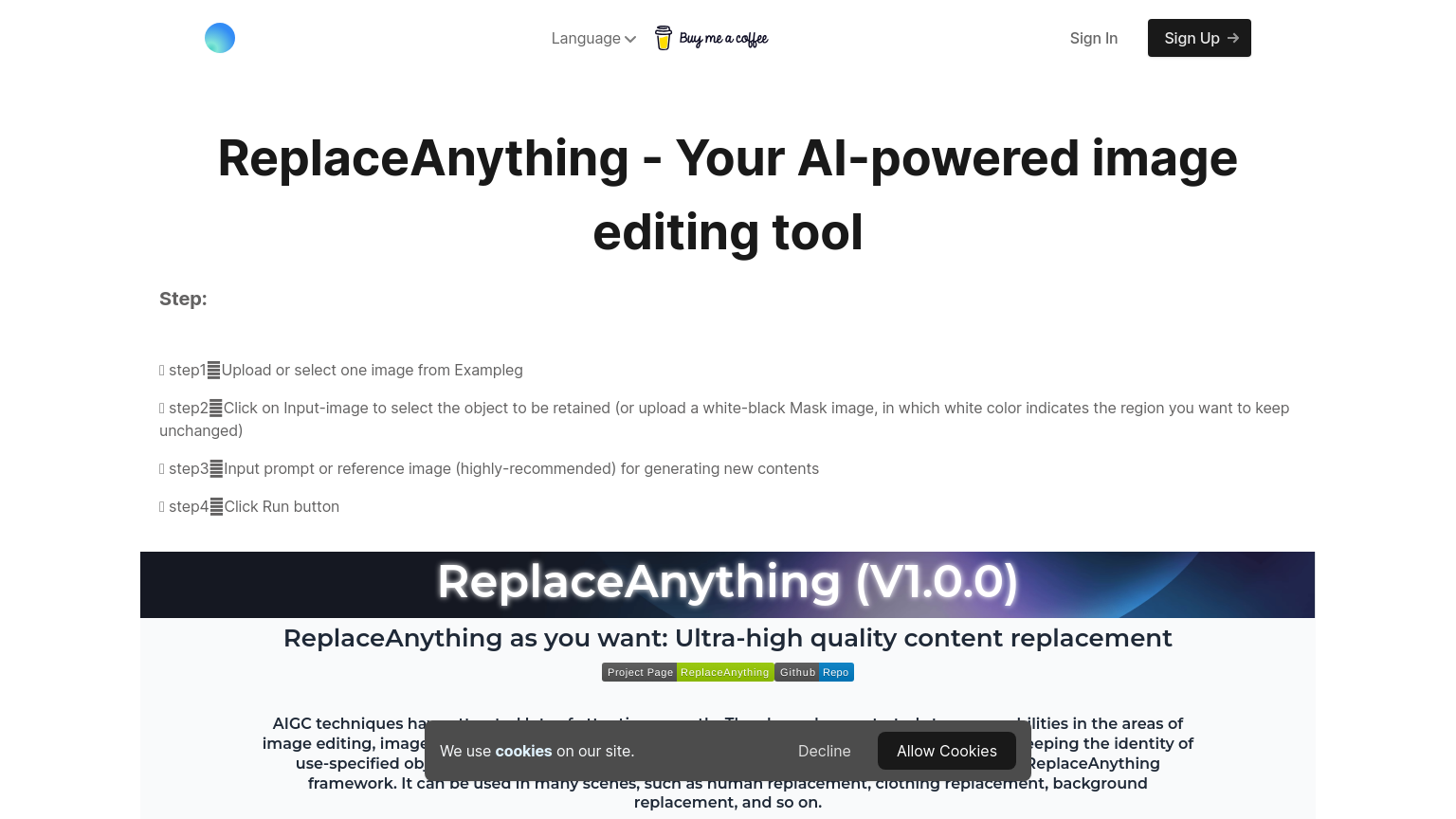 Replace Anything Replace Anything
