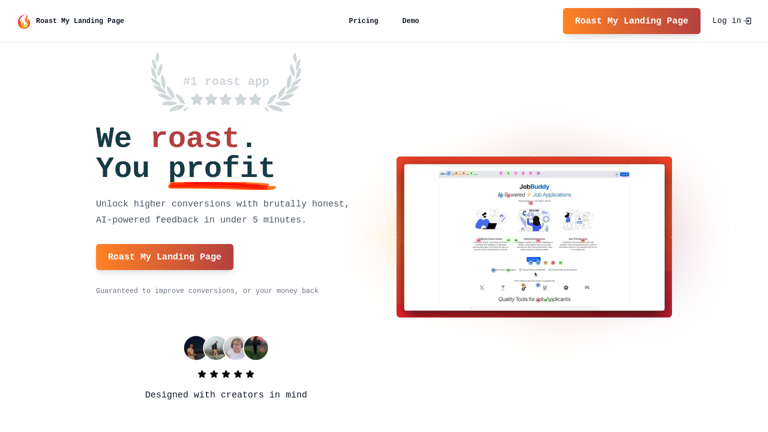Roast My Landing Page
