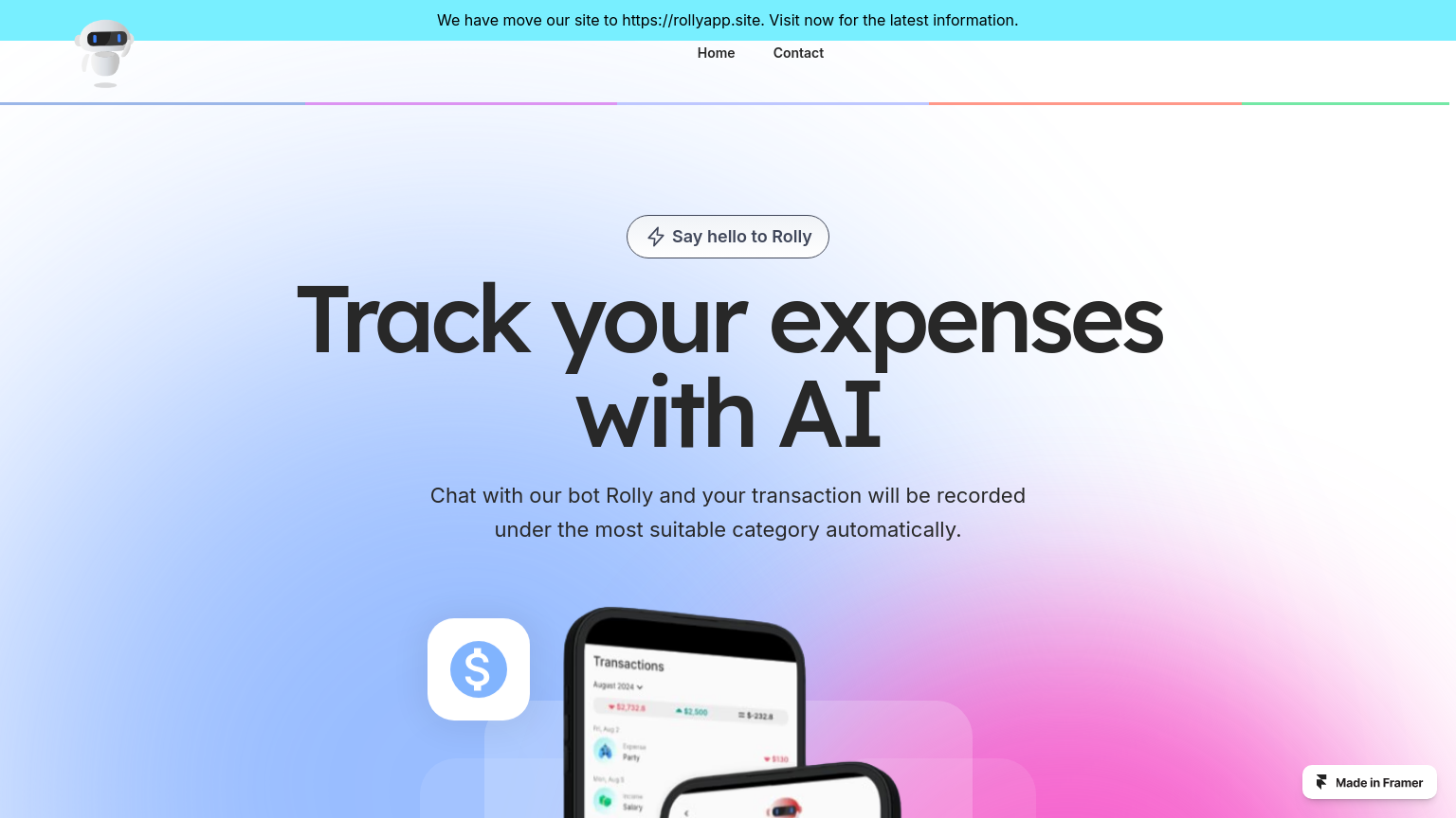 Rolly: AI Money Tracker