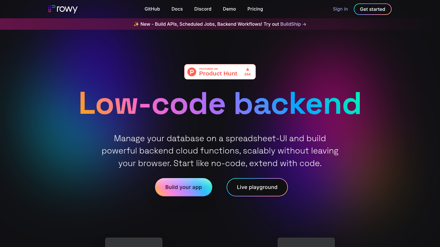 rowy.io - AI No-Code Tool
