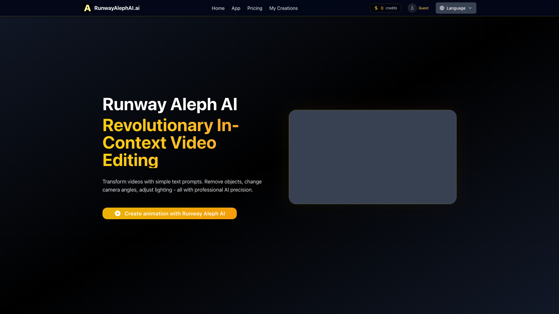 Runway Aleph AI- Review 2026 - Pricing, Features & Use Cases