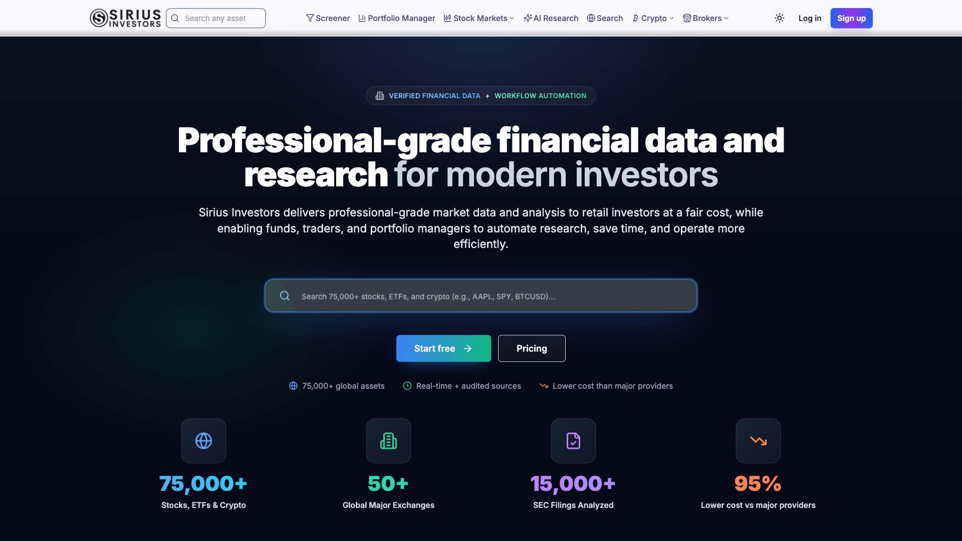 Sirius Investors - AI Investment Tool