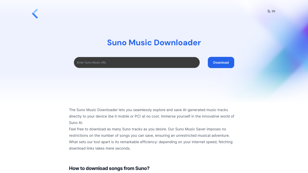 Suno Music Downloader Suno Music Downloader