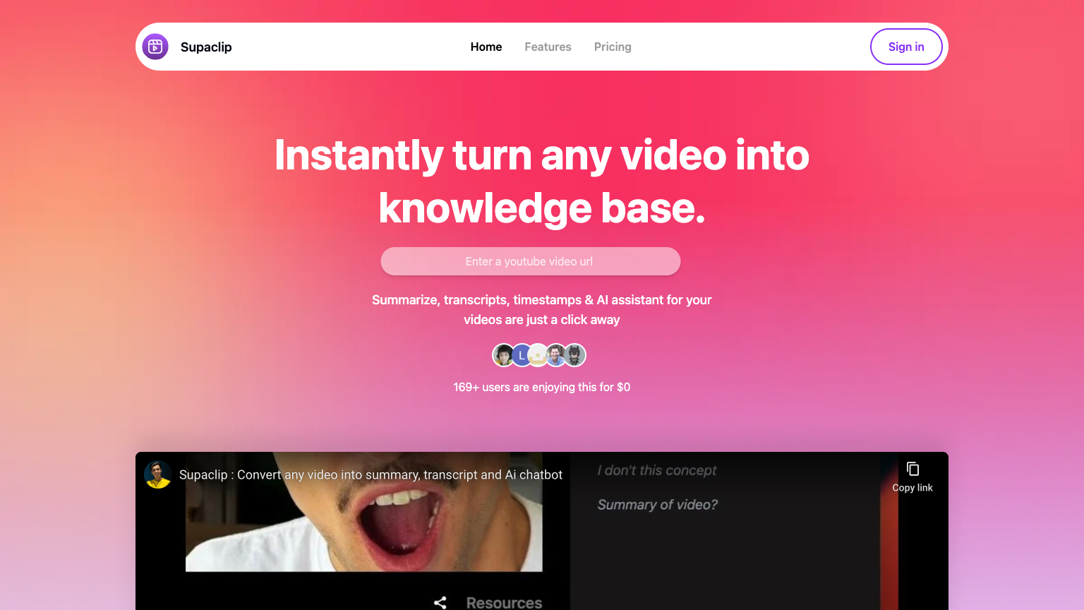 Supaclip: review, pricing and product details - Summarizer