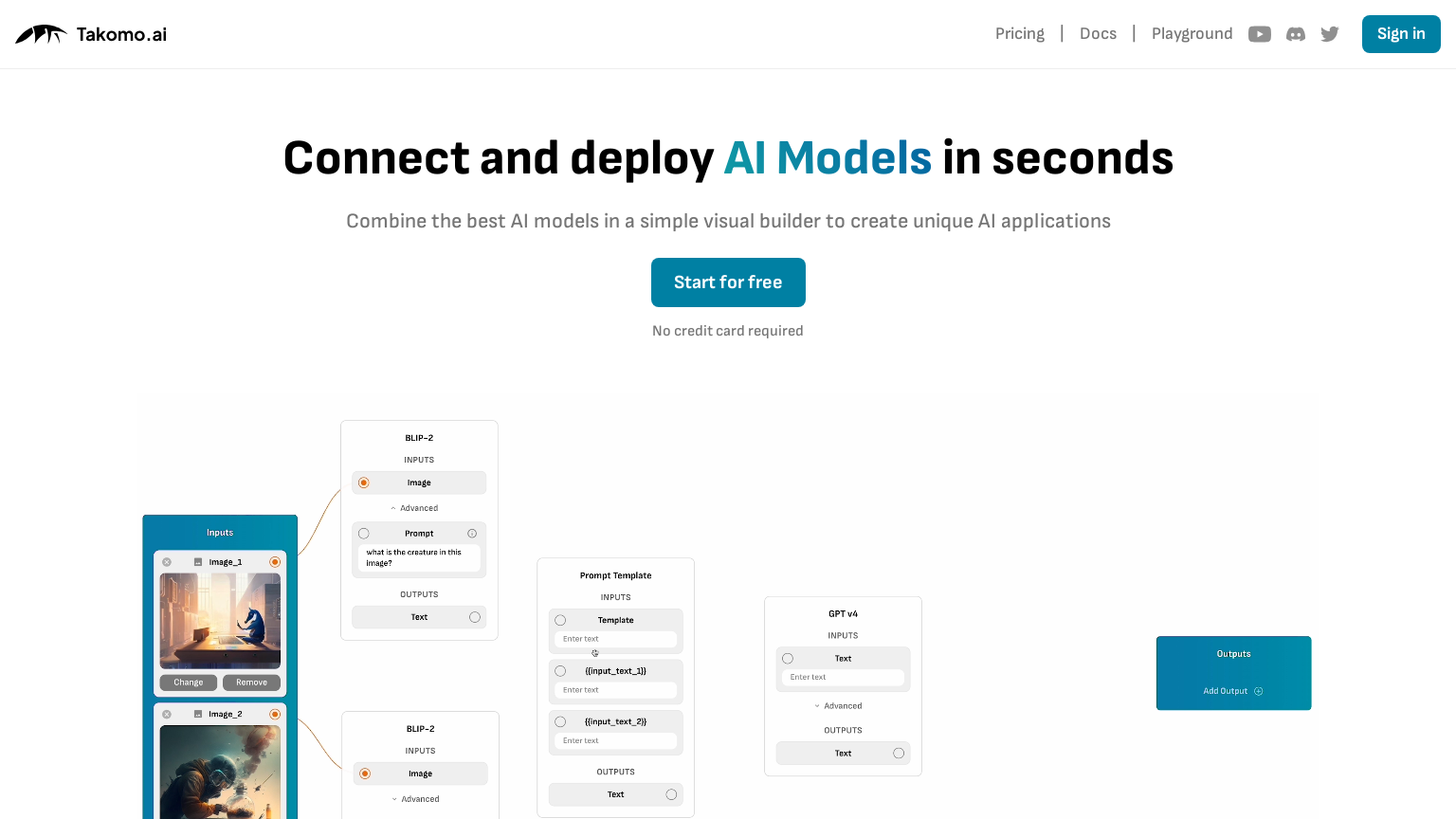 Takomo No-Code AI Builder