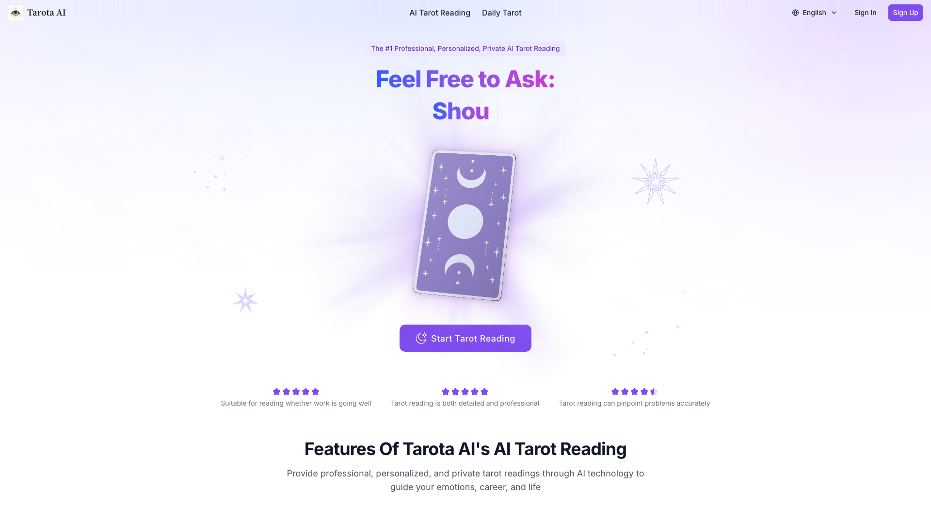 Tarota AI - AI Inspiration Tool