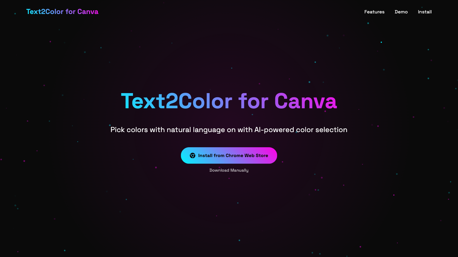 Text2Color for Canva