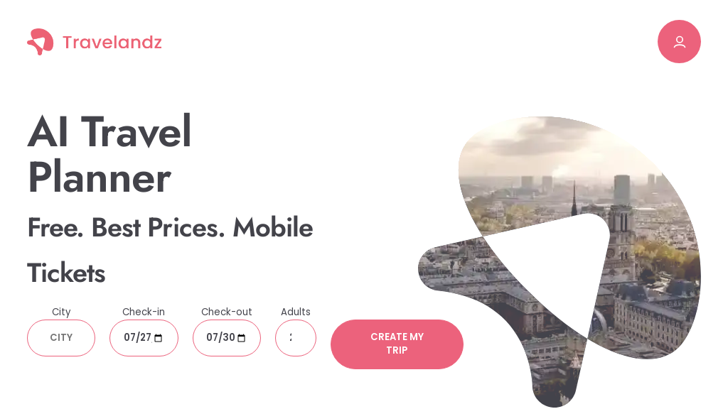 TraveLandz - AI Travel Tool
