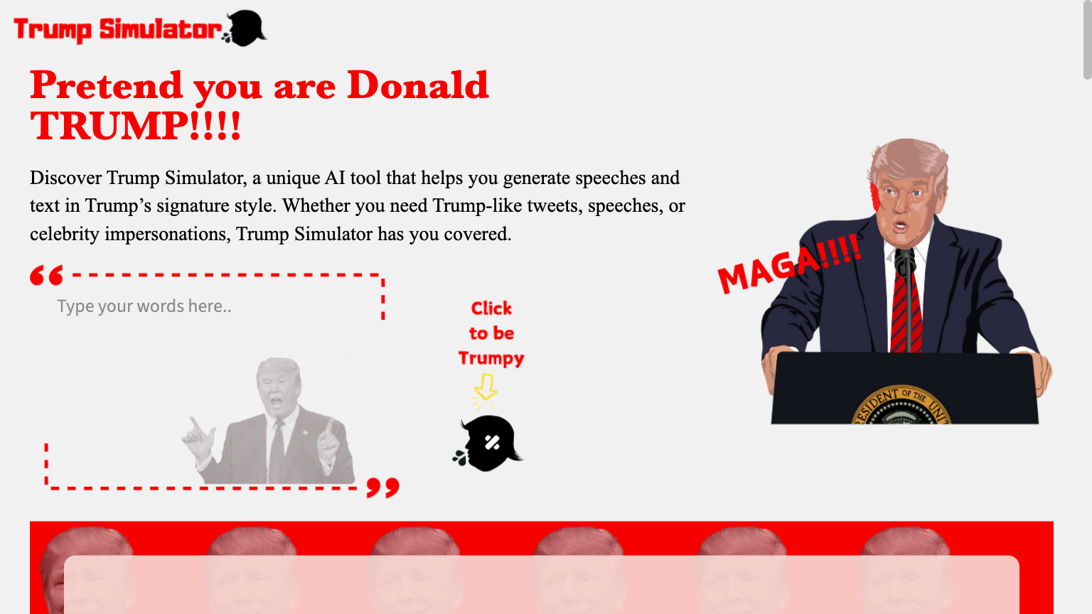 Trump Simulator