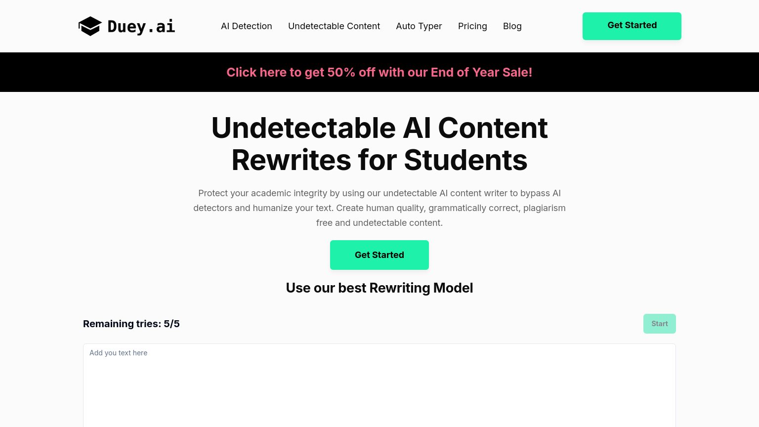 Undetectable AI Content