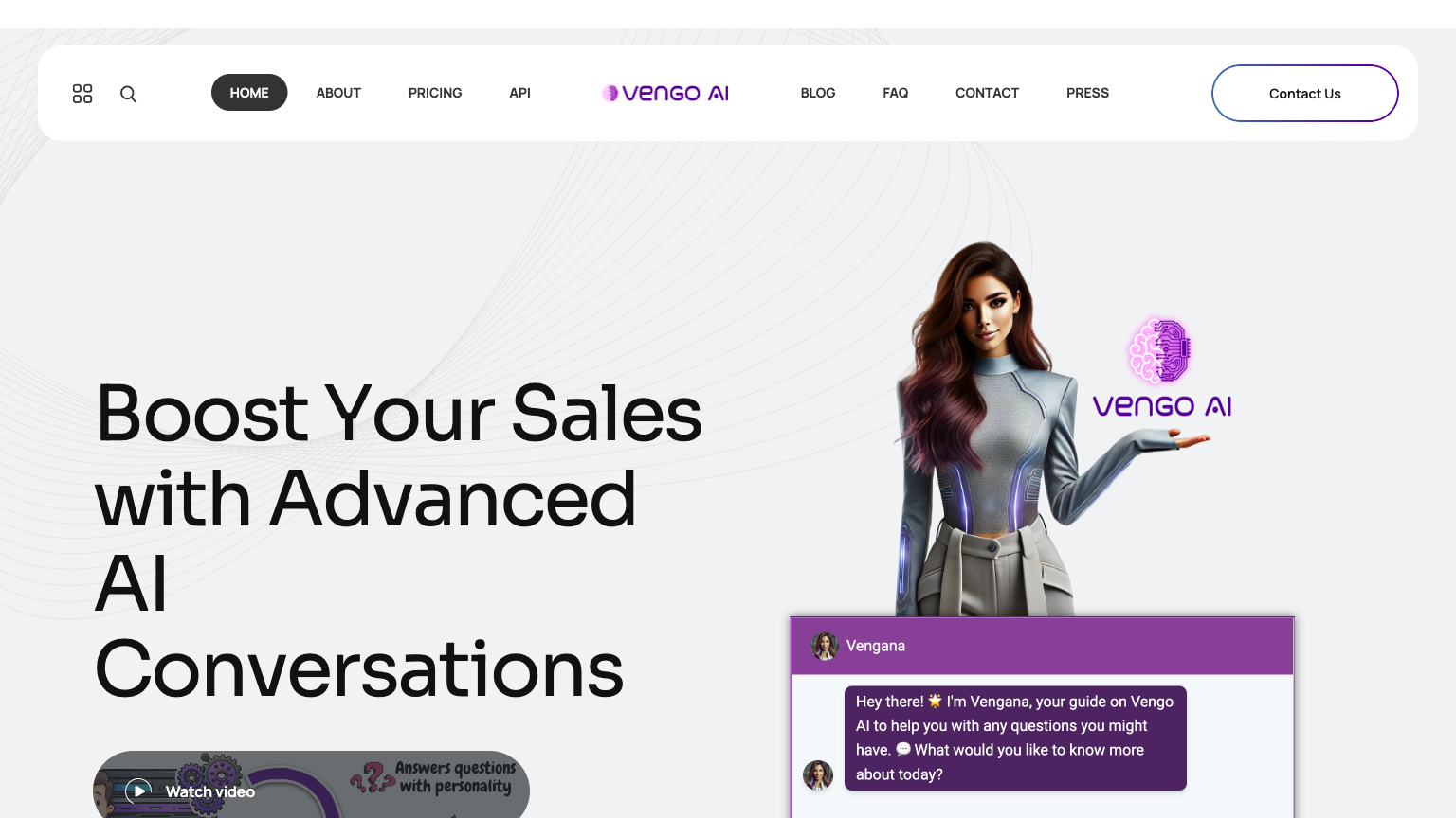 Vengo ai: review, pricing and product details - AI Characters