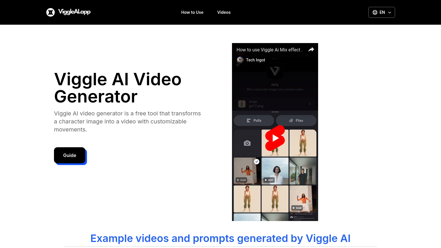 ViggleAI.app - AI Video Generation Tool