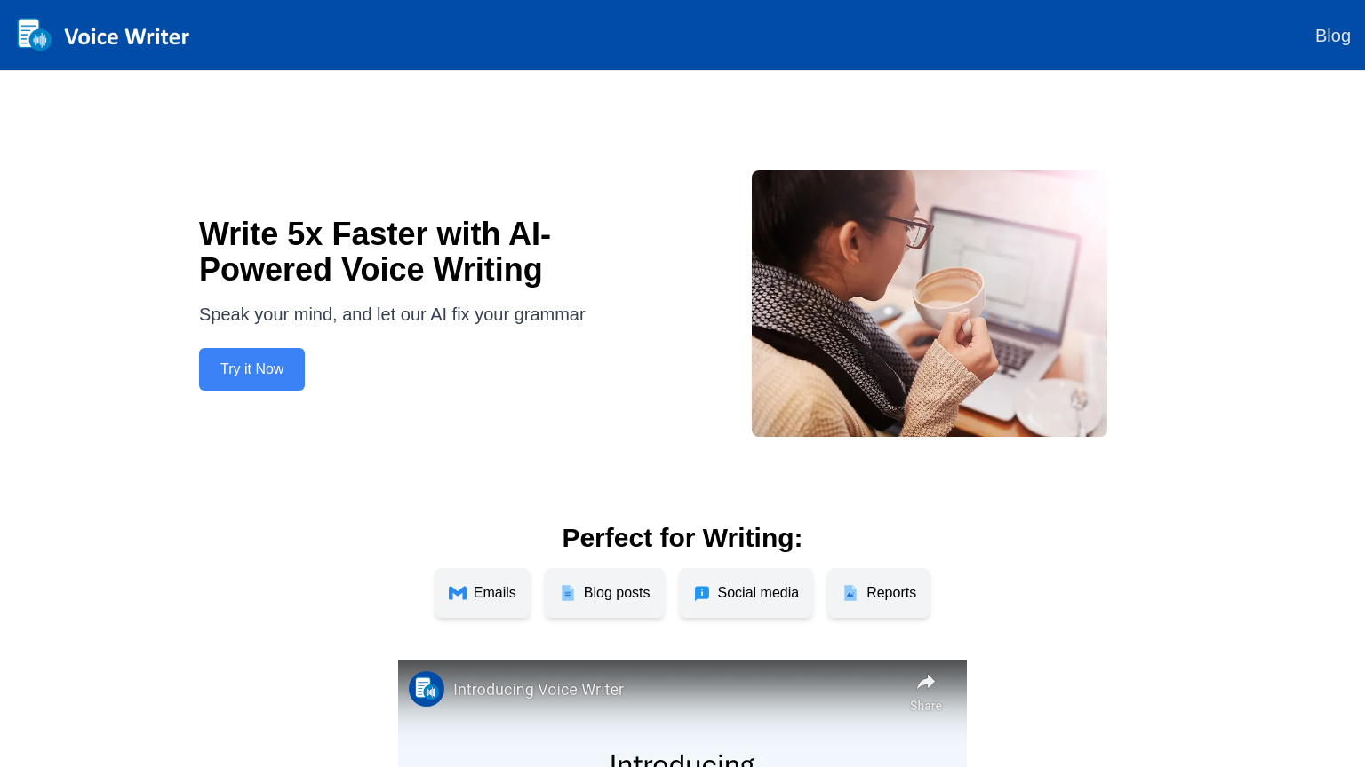 Voice Writer