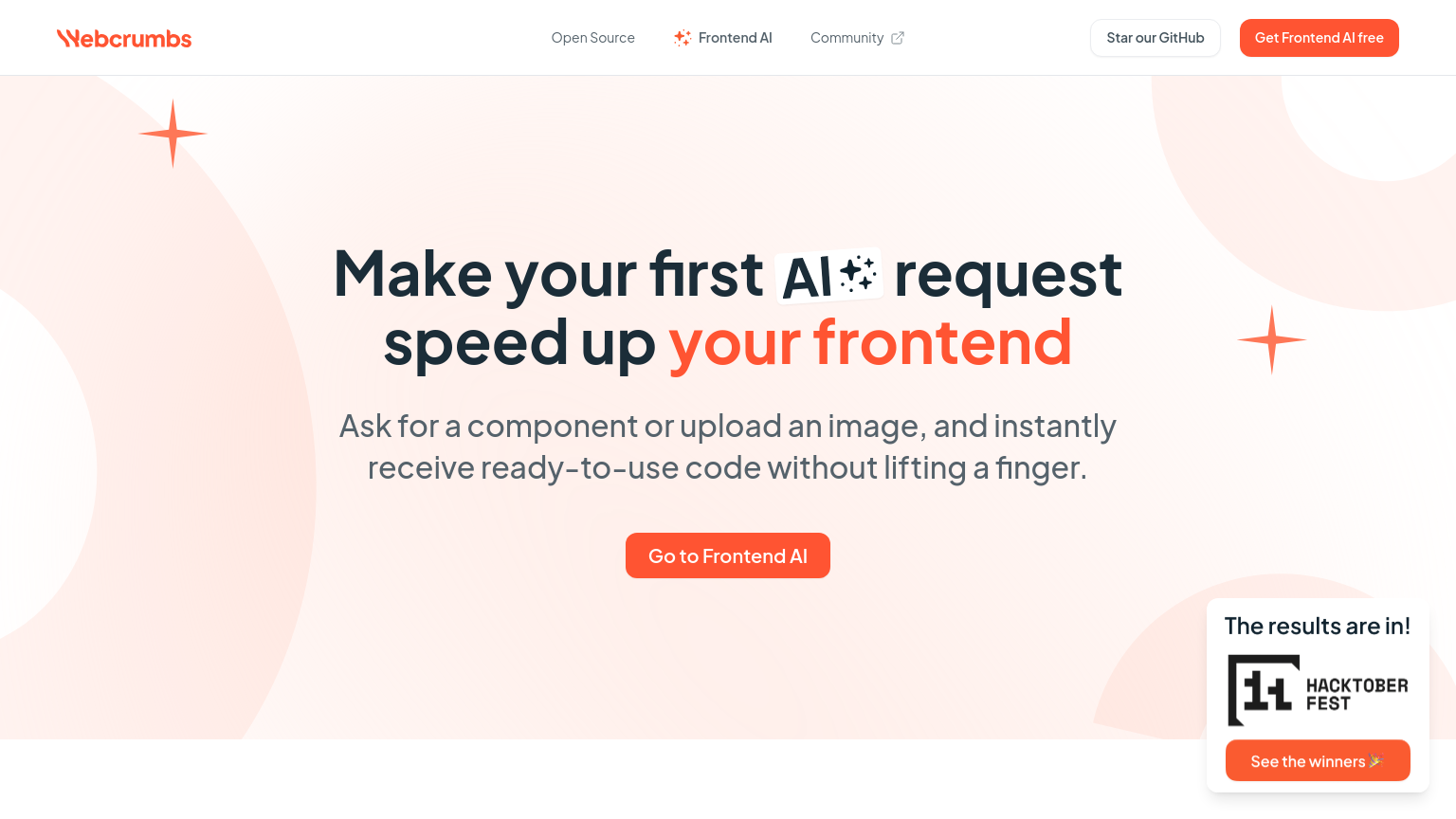 Webcrumbs Frontend AI