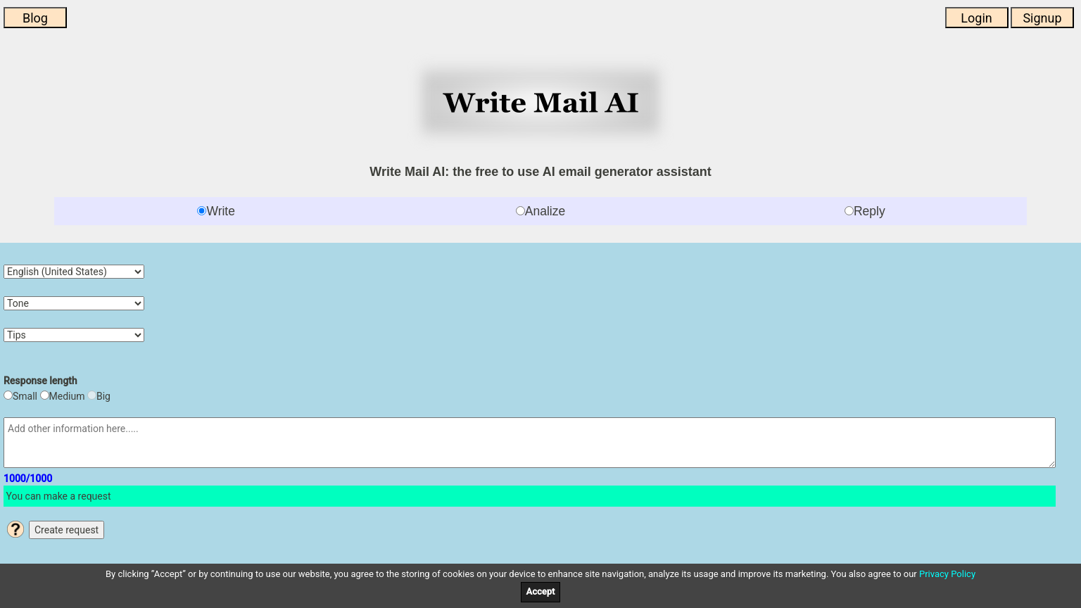 Write Mail AI
