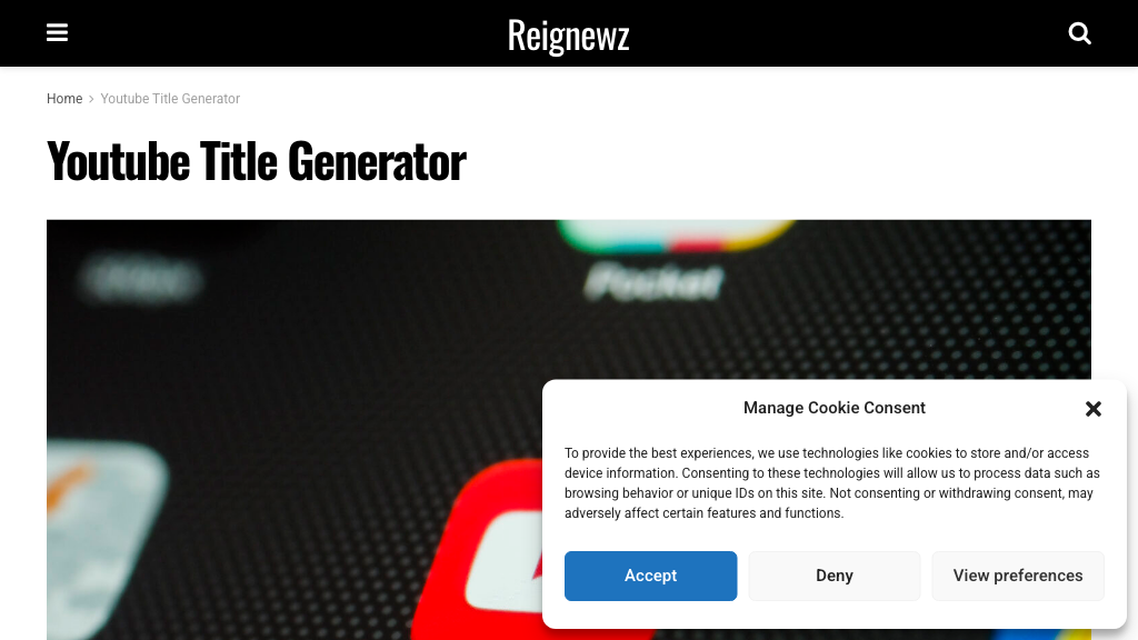 YouTube Title Generator