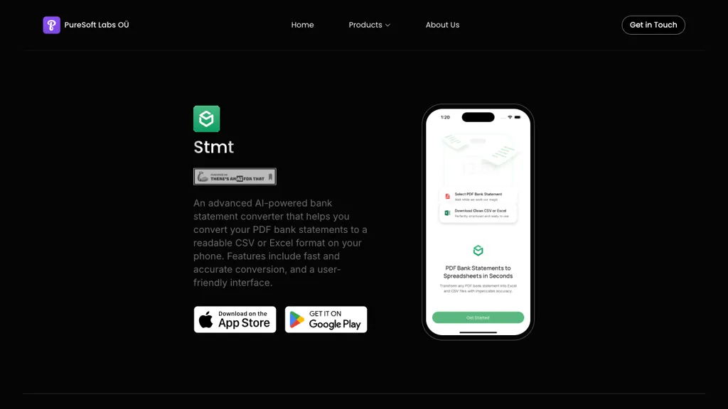 Stmt: Bank Statement Converter