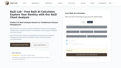Ming Li Bazi - Top AI tools