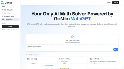 Goth AI Math - Top AI tools