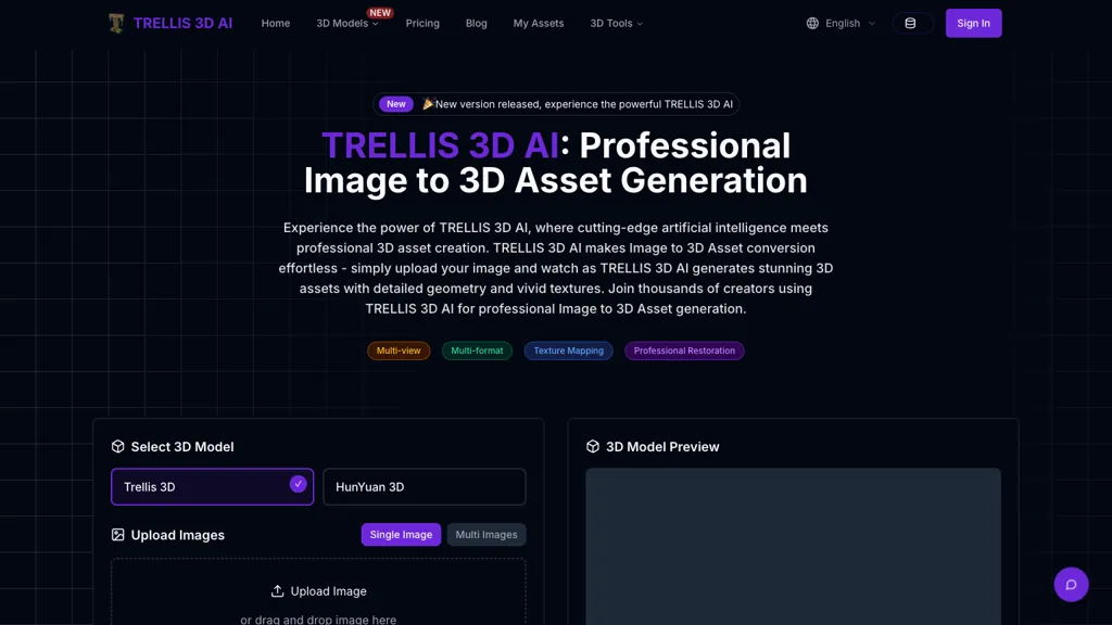 TRELLIS 3D AI